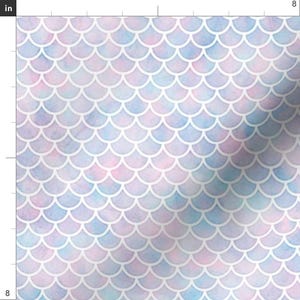 Blue Pink Fabric Mermaid Scales by Raccoongirl Blue Pink Girls ...