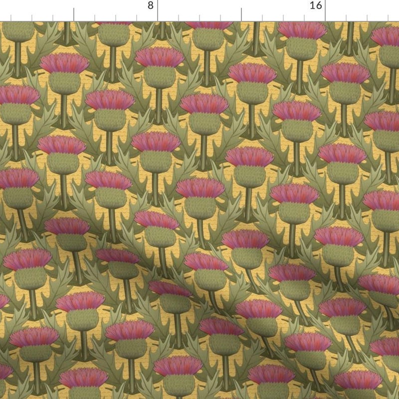 Thistle Fabric - Etsy