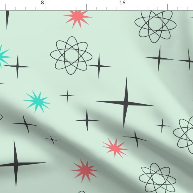 Atomic Fabric - Etsy