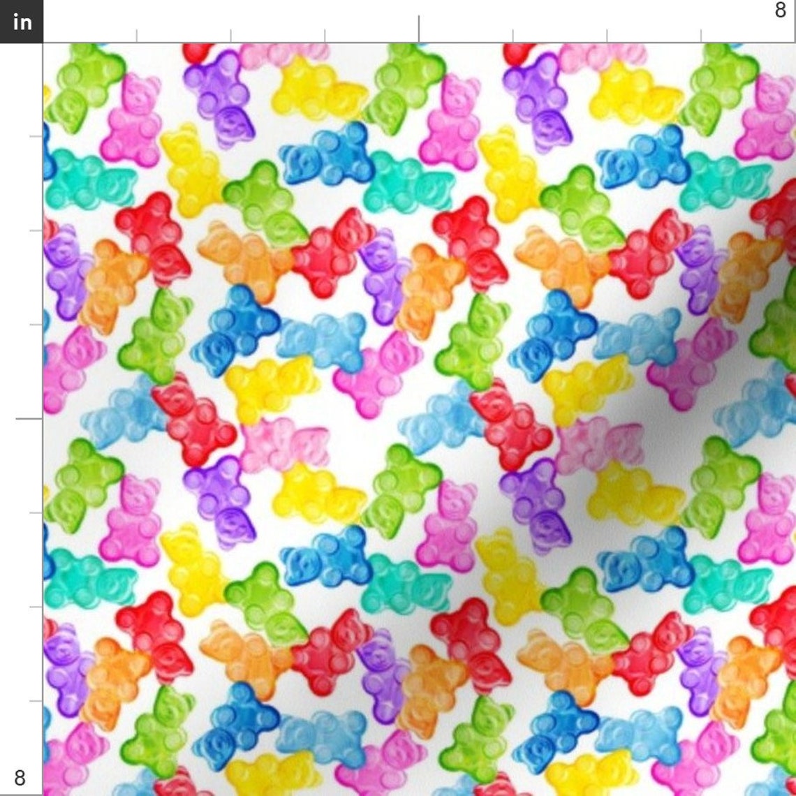 Rainbow Bears Fabric Gummy Bears by Littlearrowdesign - Etsy