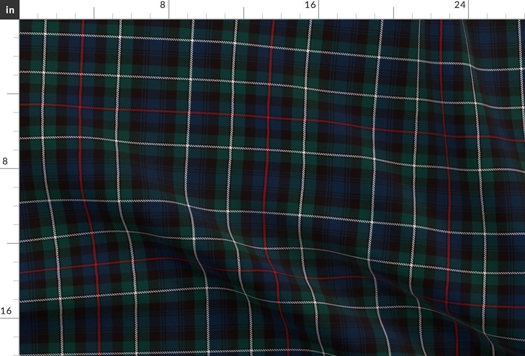 Highland Fabric - Mackenzie Tartan Plaid by Laurawrightstudio ...
