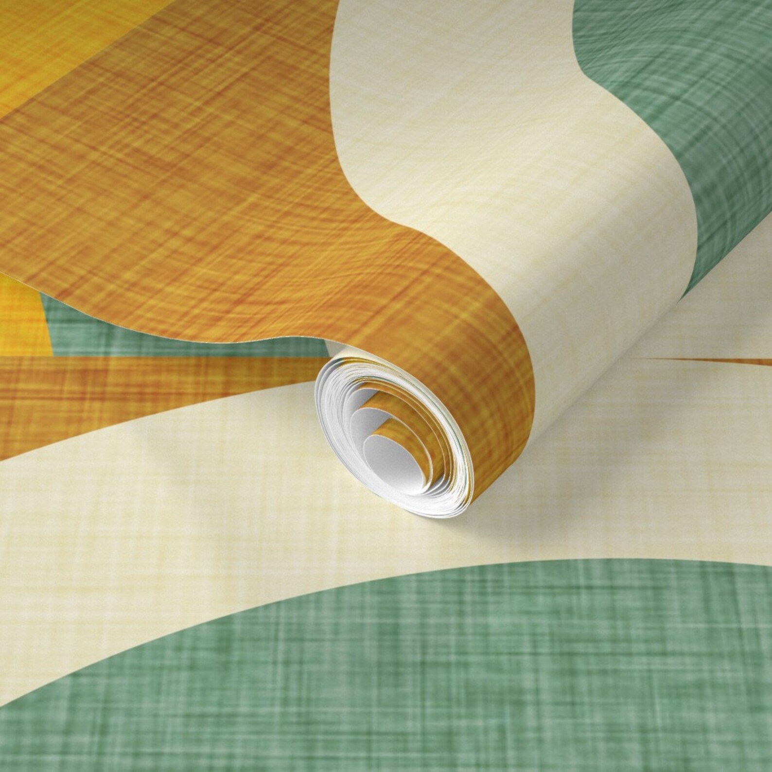 Mid Century Modern Wallpaper New Mid Mod Rainbow Magic by - Etsy