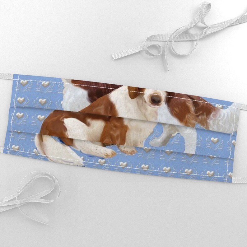 Brown Welsh Springer Fabric Welsh Springer Spaniels By | Etsy
