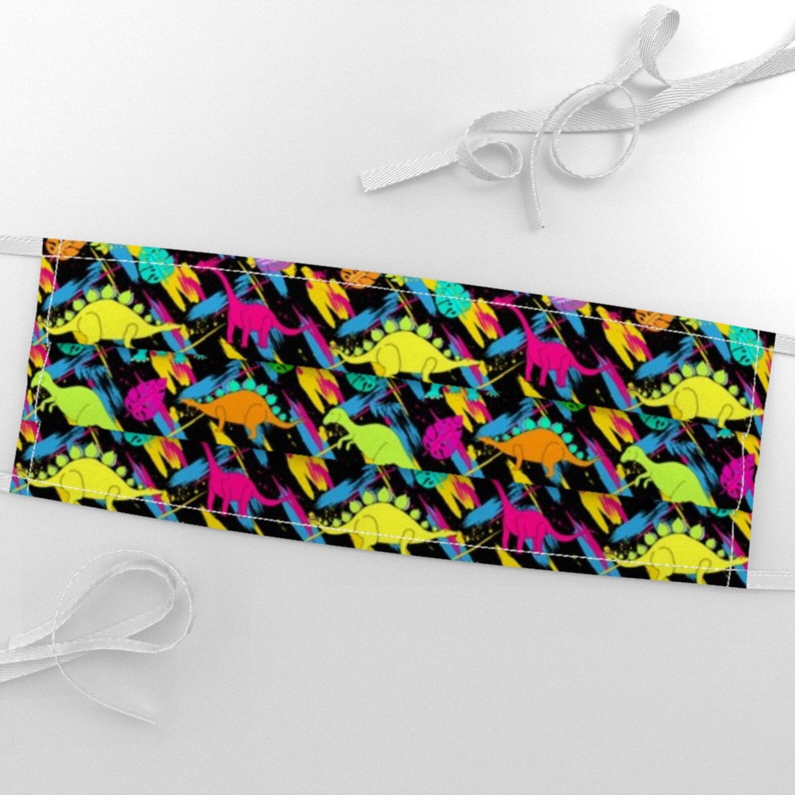 Rad Dinosaur Fabric Rock on Dino Vintage 80s by Rebelmod | Etsy