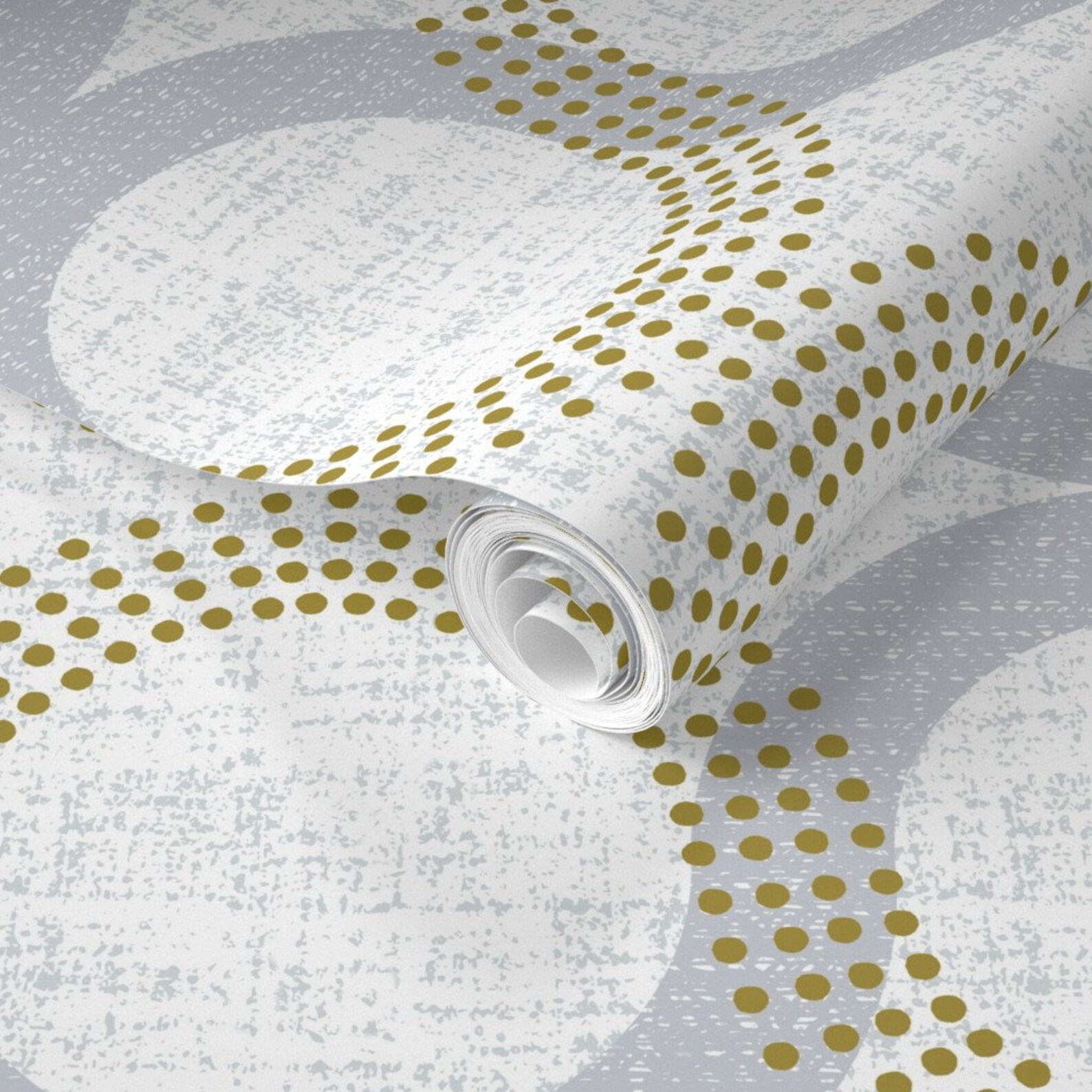 Mid Century Wallpaper Looped-mcm Geo-linen Texture by - Etsy