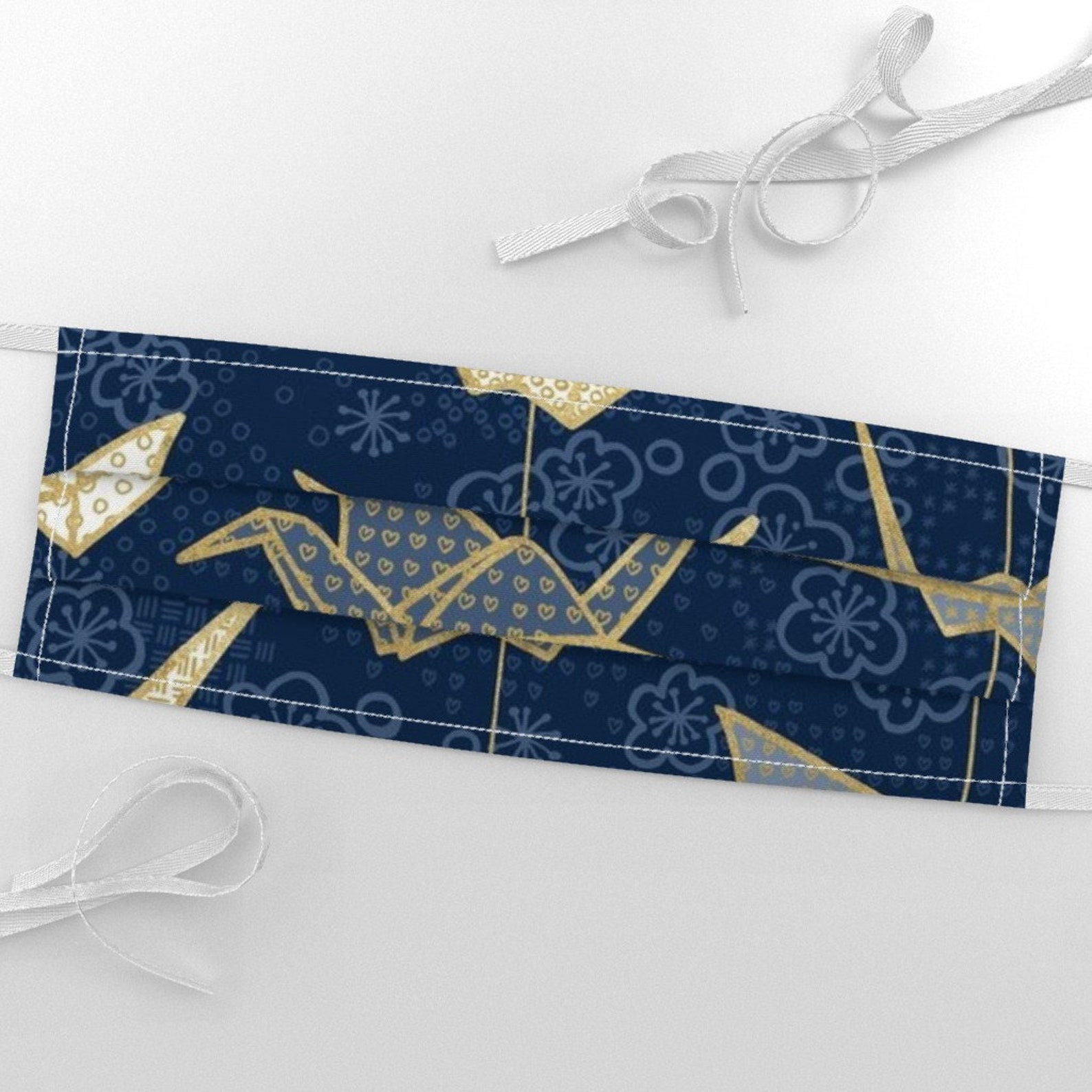 Origami Fabric Sadako's Good Luck Cranes by Marketa - Etsy