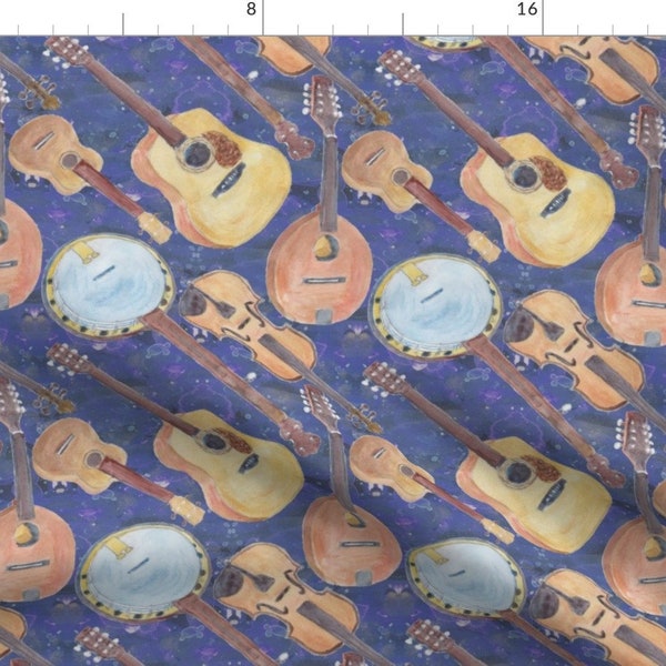 Guitar Fabric - Etsy