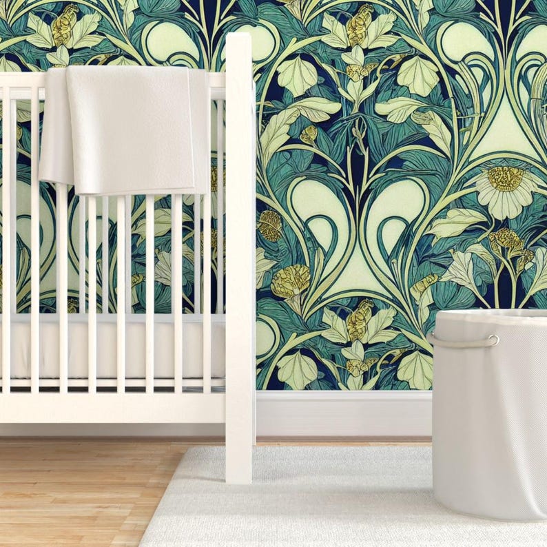 Art Nouveau Peel And Stick Wallpaper