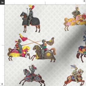 Medieval Fabric Knights Parade by Keweenawchris Medieval Jousting ...