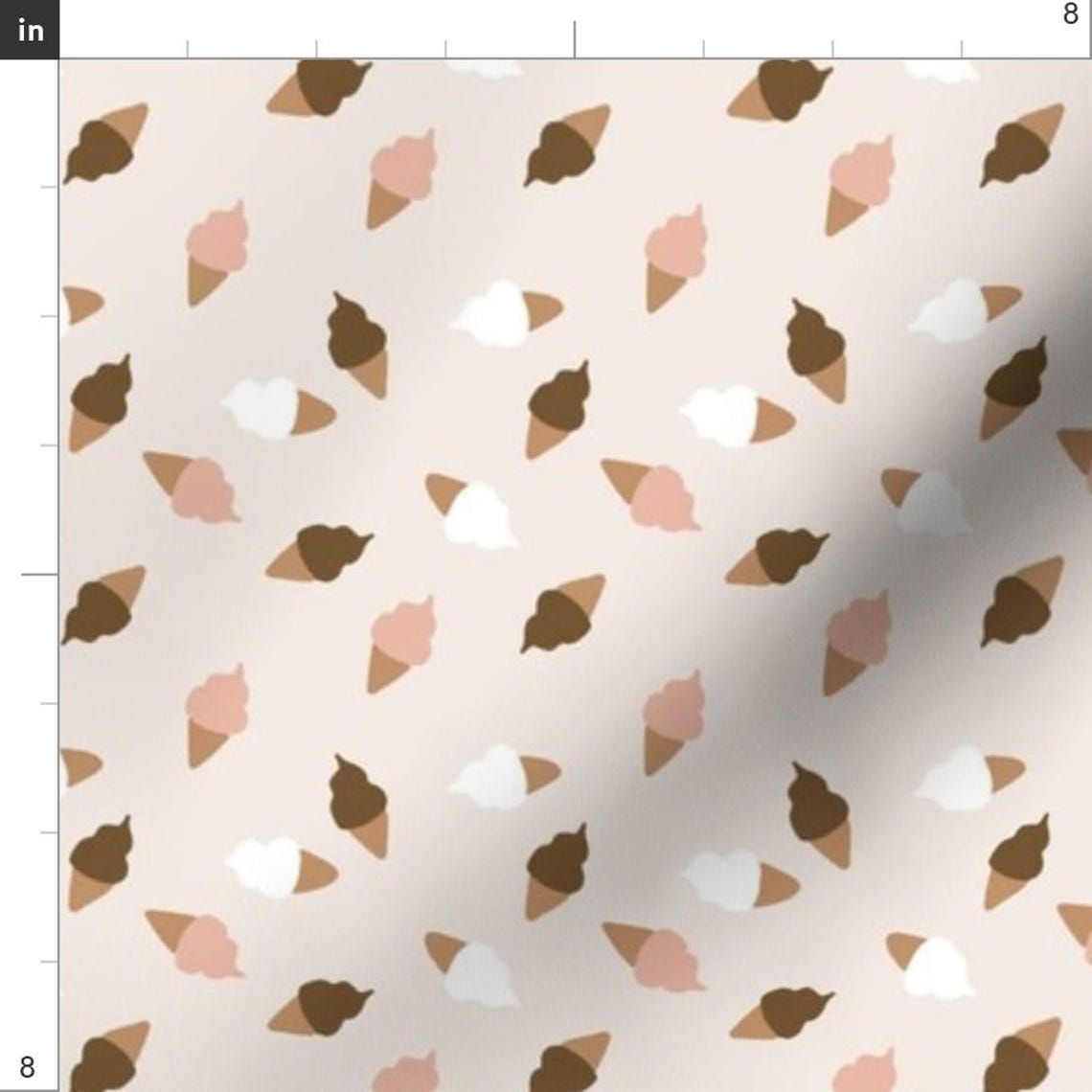 Boho Ice Cream Apparel Fabric - Boho Ice Cream by Brittanyfrostdesigns ...