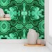 Mirrored Malachite Wallpaper Malachite Large Scale by - Etsy