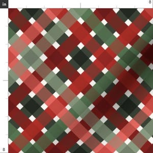 Winter Holiday Upholstery Fabric- Christmas Plaid by ...