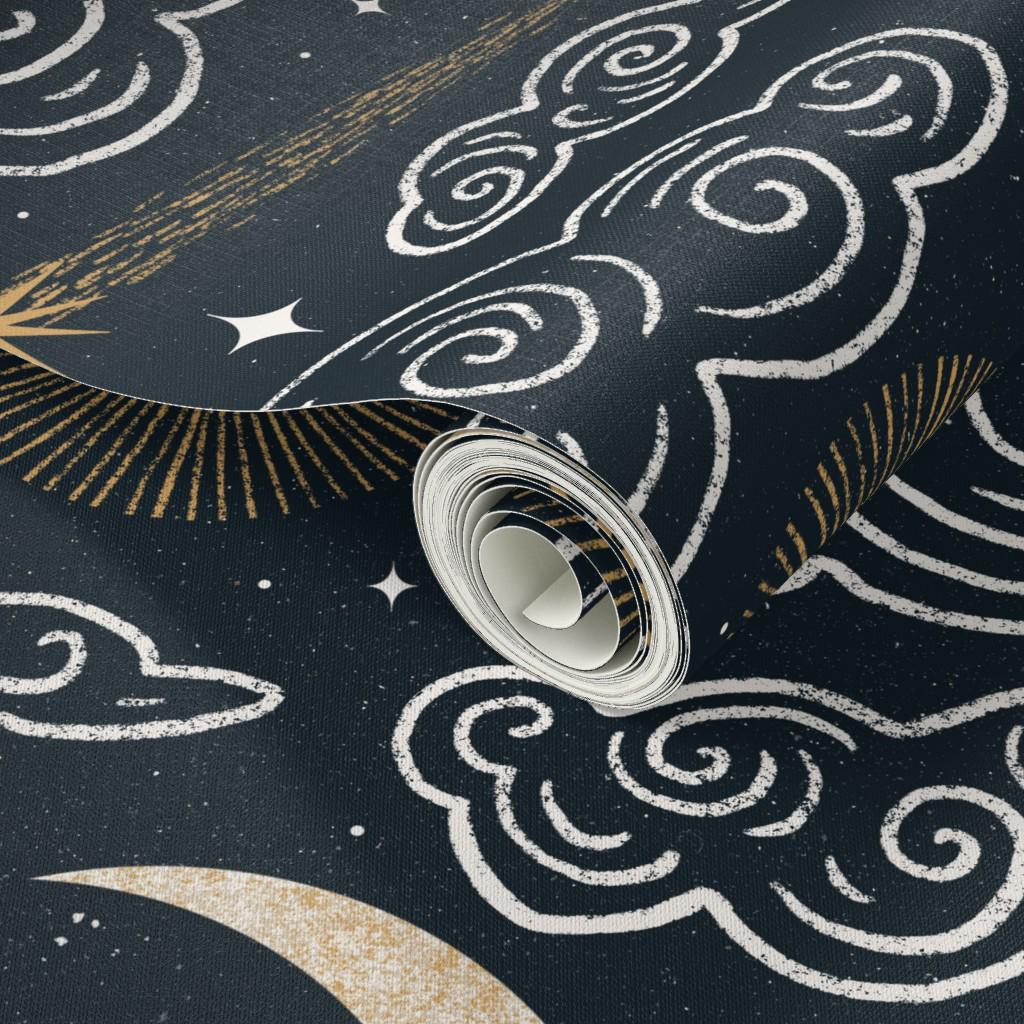 Dreamy Sky Removable Peel and Stick Wallpaper - Whimsical Night ...