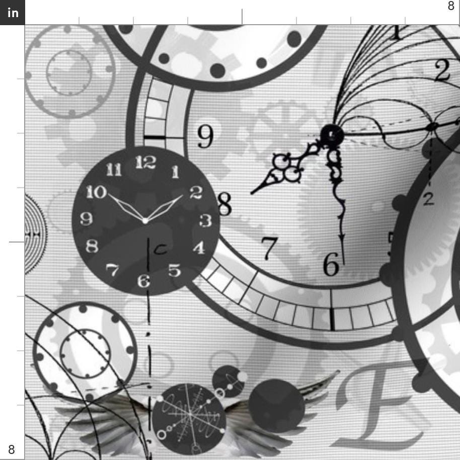 Time Travel Fabric - Time is A Man Made Concept by Poetryqn - Time ...