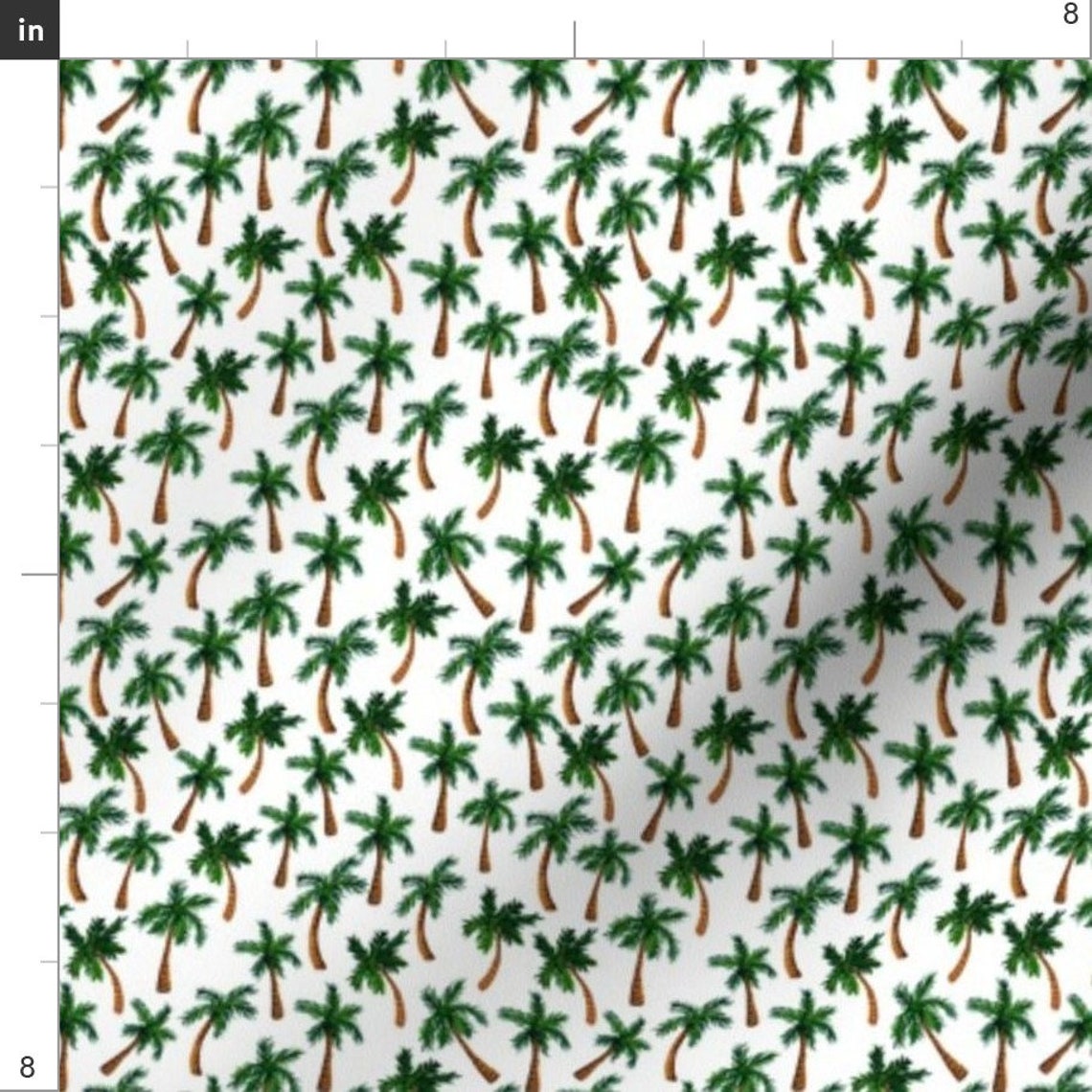 Palm Tree Fabric Palm Tree Print tiny by Shelbyallison - Etsy