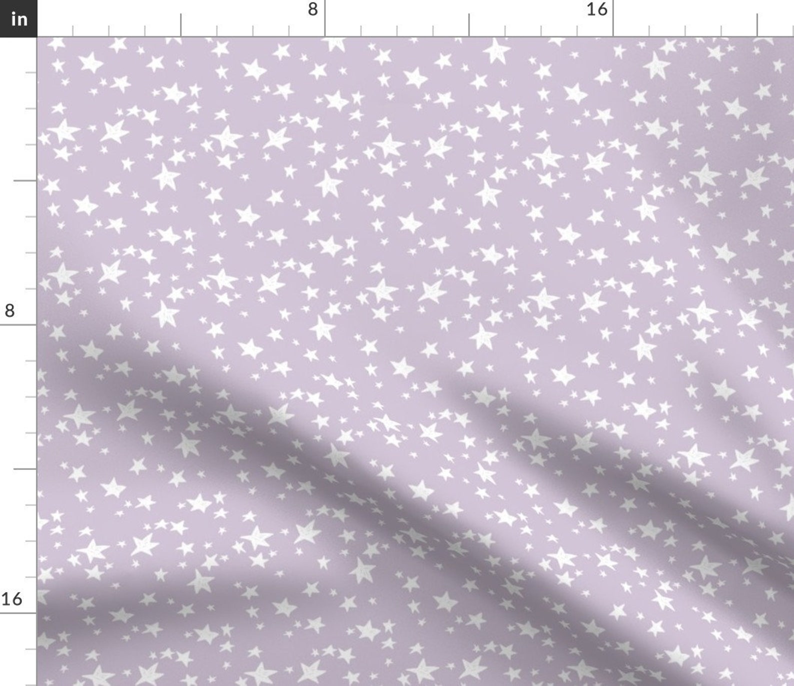 Sprinkled Stars Fabric Star Fabric Lavender Pastel Fabric by - Etsy