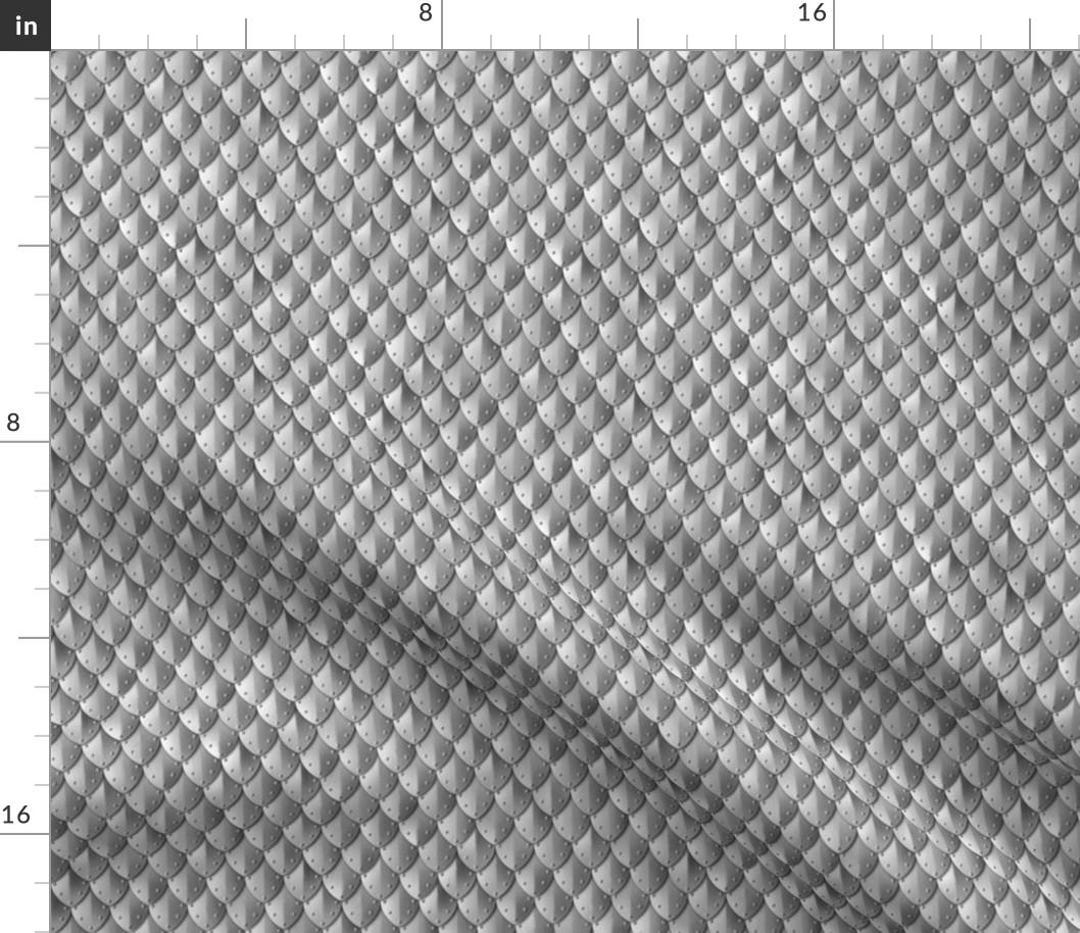 Armor Fabric Riveted Scales Armor Silver by Wickedrefined Medieval ...