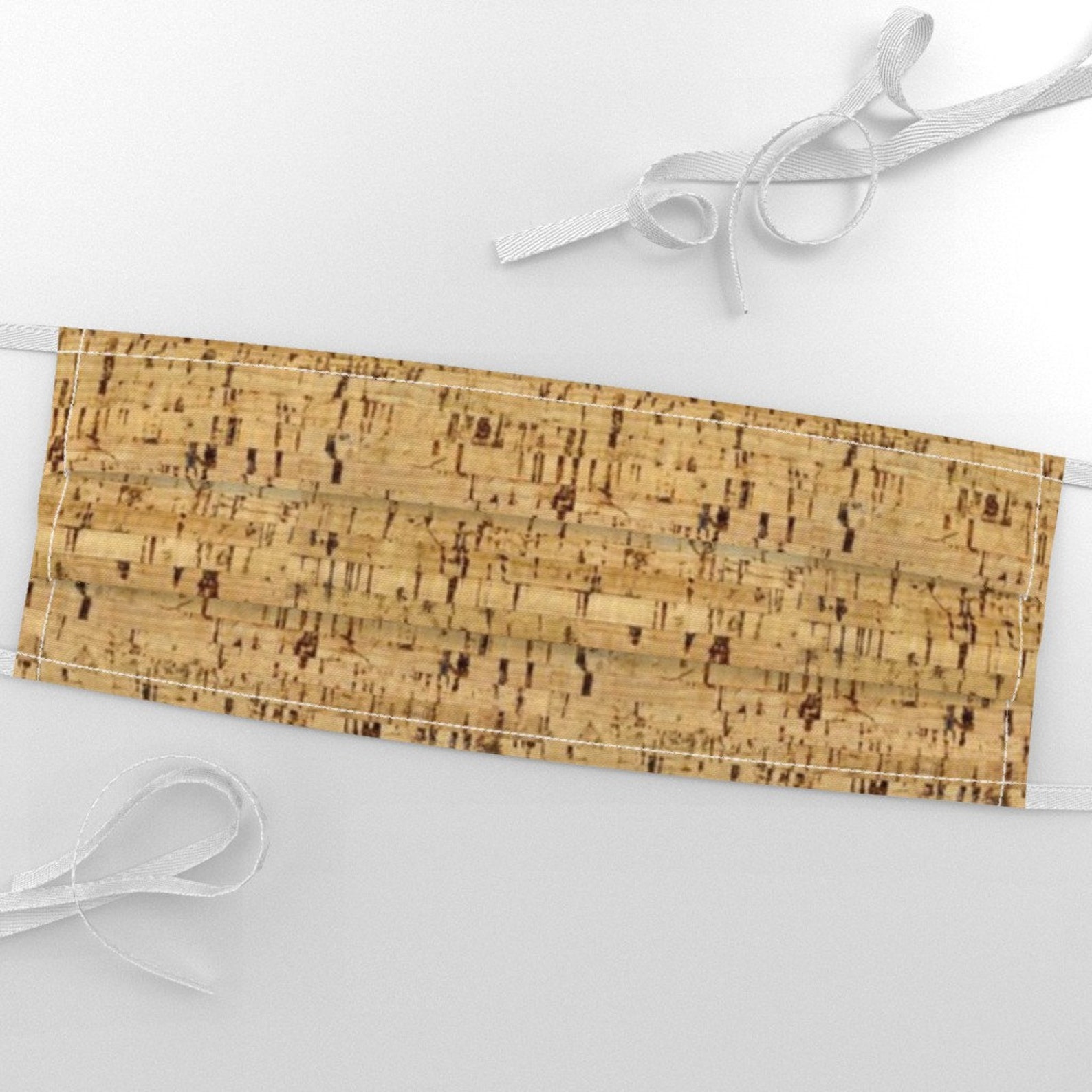 Faux Cork Fabric Light Cork Horizontal by Misschiffdesigns | Etsy