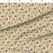 Dainty Yellow Floral Illustration Fabric Wildflower Chintz Ditsy by ...