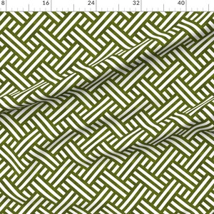 Lattice Upholstery Fabric Farmhouse Weave by Littlearrowdecor Moss ...