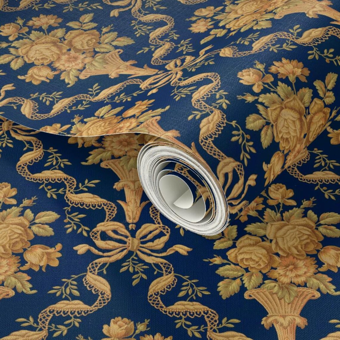 Victorian Wallpaper - Edwardian Damask by Muhlenkott - Victorian Regal ...