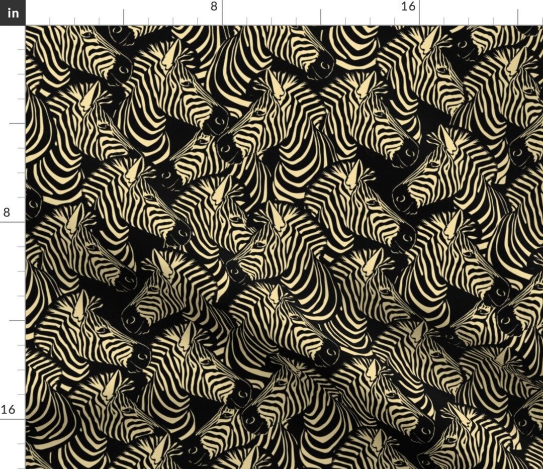 Mod Zebra Fabric Zebra Gathering by Dearchickie Zebra - Etsy