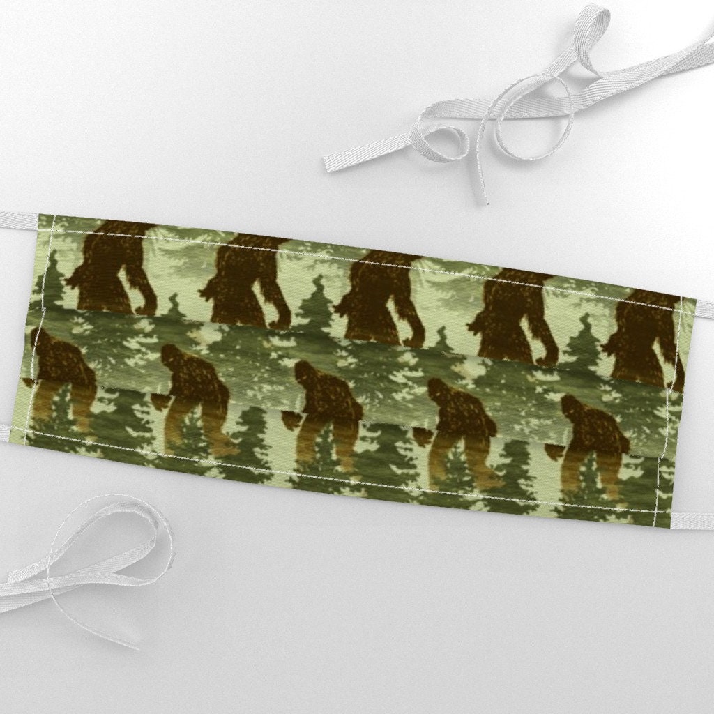 Bigfoot Fabric Bigfoot Large Forest by Thecalvarium - Etsy