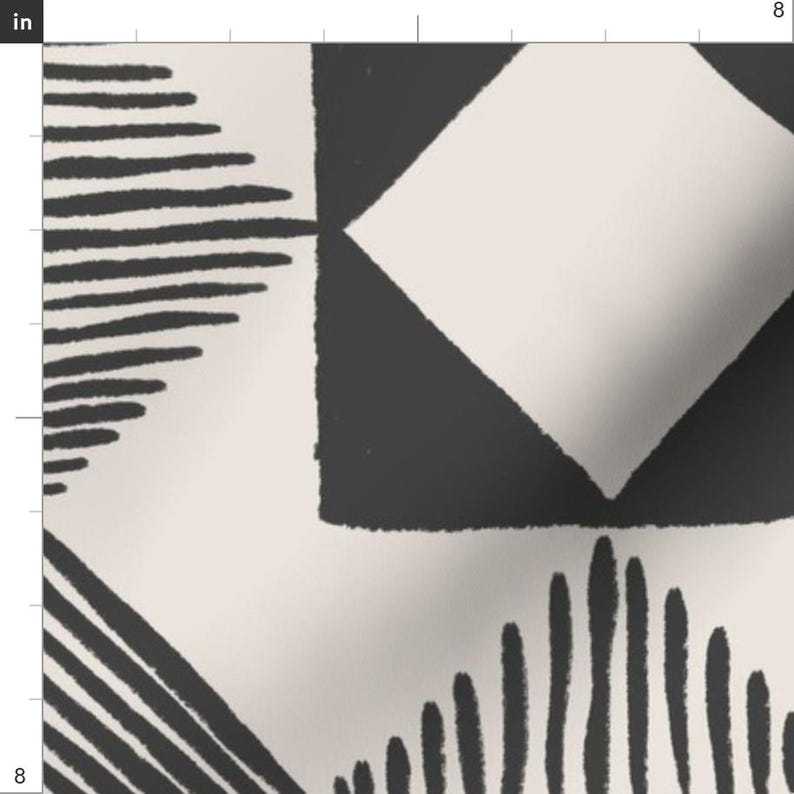 Patchwork Apparel Fabric - Triangle Cheater Quilt by Kittenlane - Hand ...