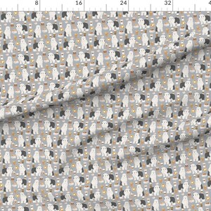 Old English Sheepdogs Coffee Fabric Old English Sheepdog Coffees Dog ...