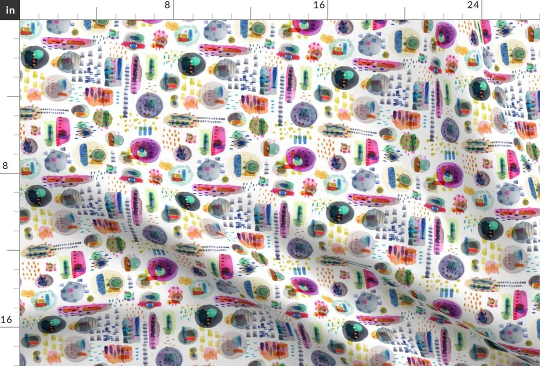 Multicolored Bacteria Fabric - Petri-fied by Nadiahassan - Organisms ...