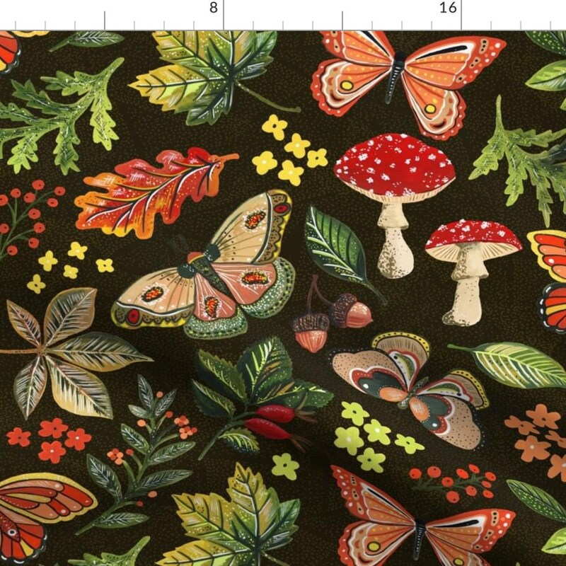 Forest Fabric - Etsy