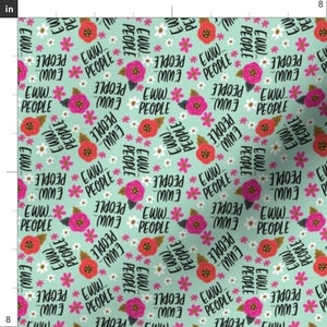 Pretty Sweary Fabric Teeny-eww... People by Cynthiafrenette - Etsy