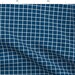 Grid Fabric - Navy Blue Windowpane Grid 1" Reversed Square Check Graph ...