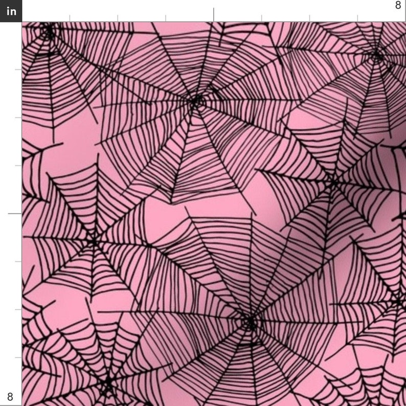 Spider Web // Pink October Halloween Scary Spooky Kids October - Etsy