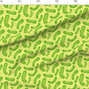 Pickles Fabric Picklepants by Sparkyfirepants Food Cucumber Summer Dill ...