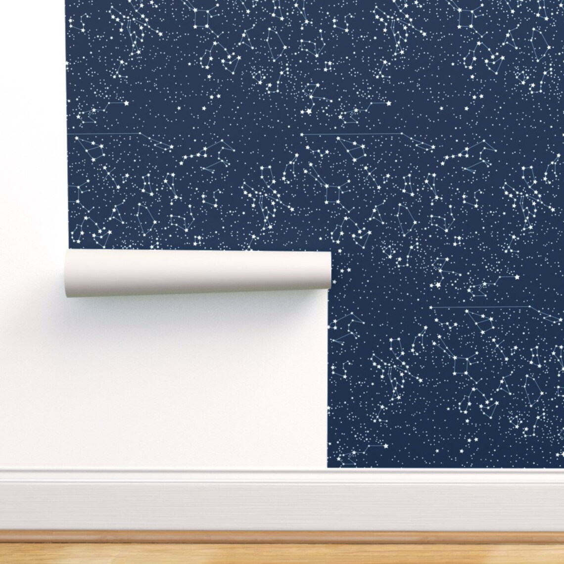 Constellation Wallpaper map of Our Sky by Mariao | Etsy