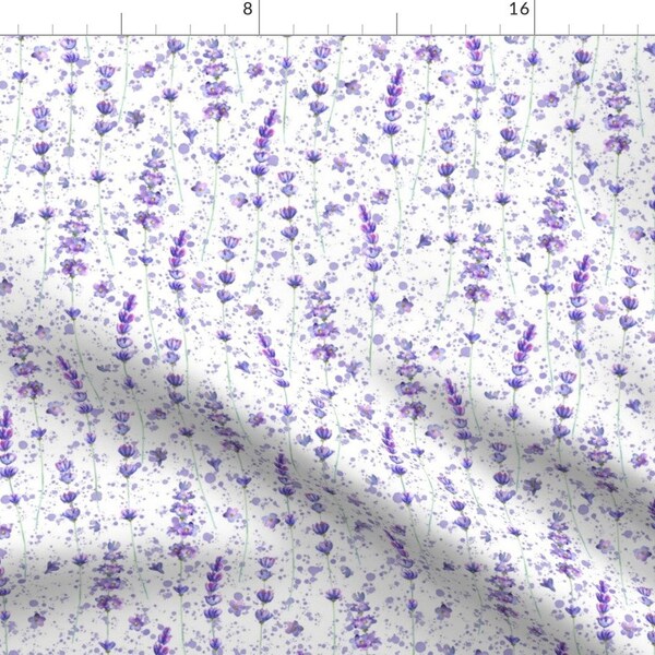 Lavender and White Fabric - Etsy