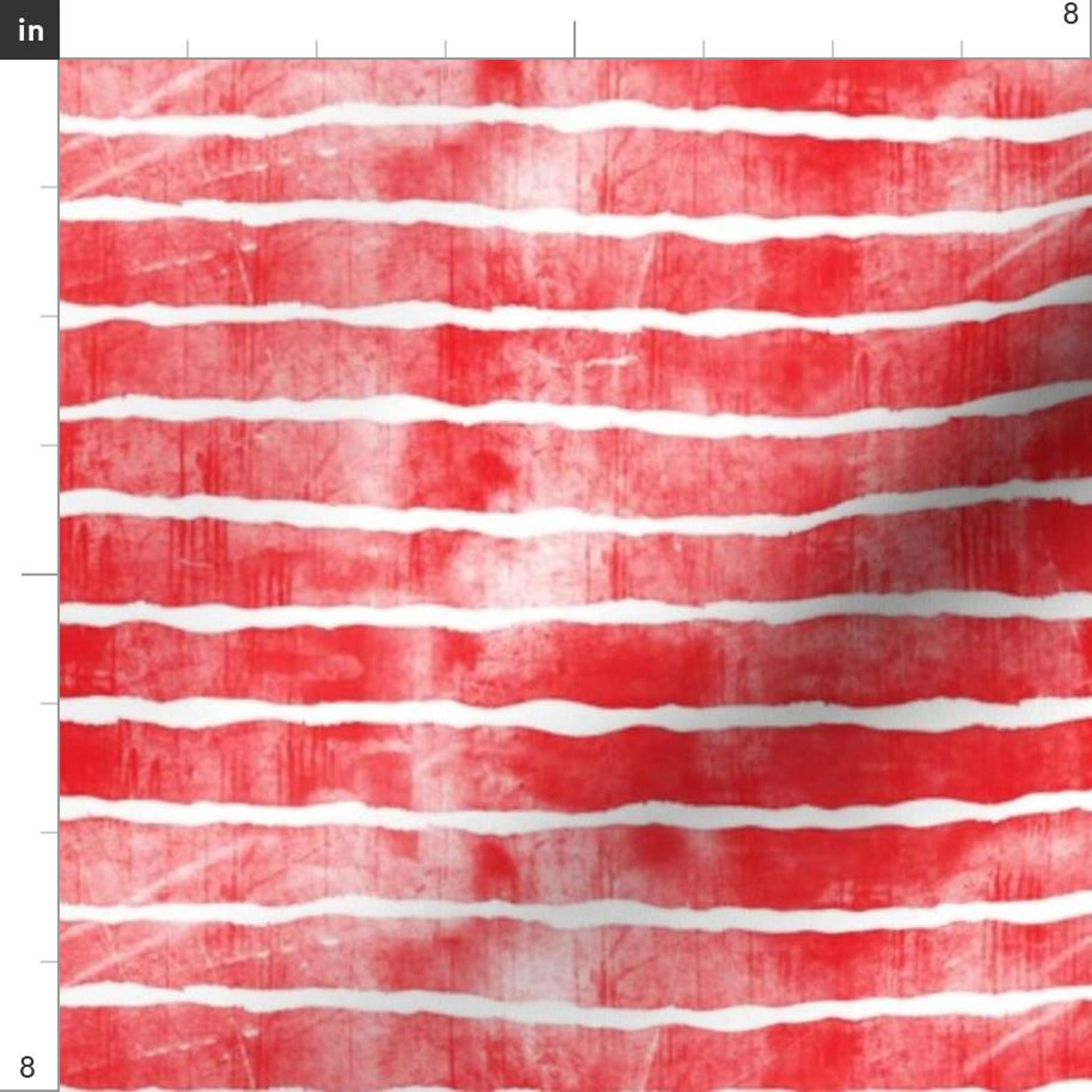 Stripes Fabric - Distressed Red and White Stripes by Littlearrowdesign ...