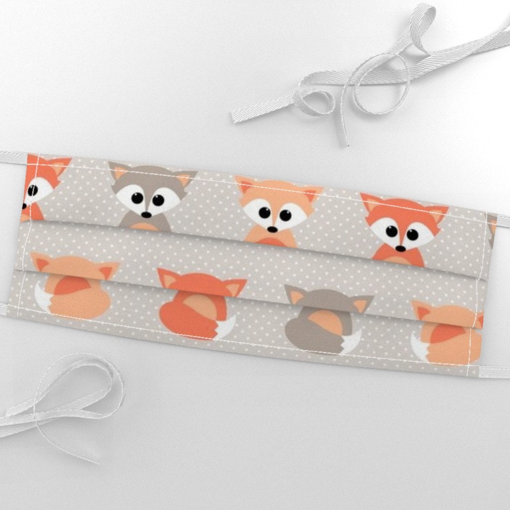Baby Fox Fabric Baby Foxes by Heleenvanbuul Woodland Fox - Etsy