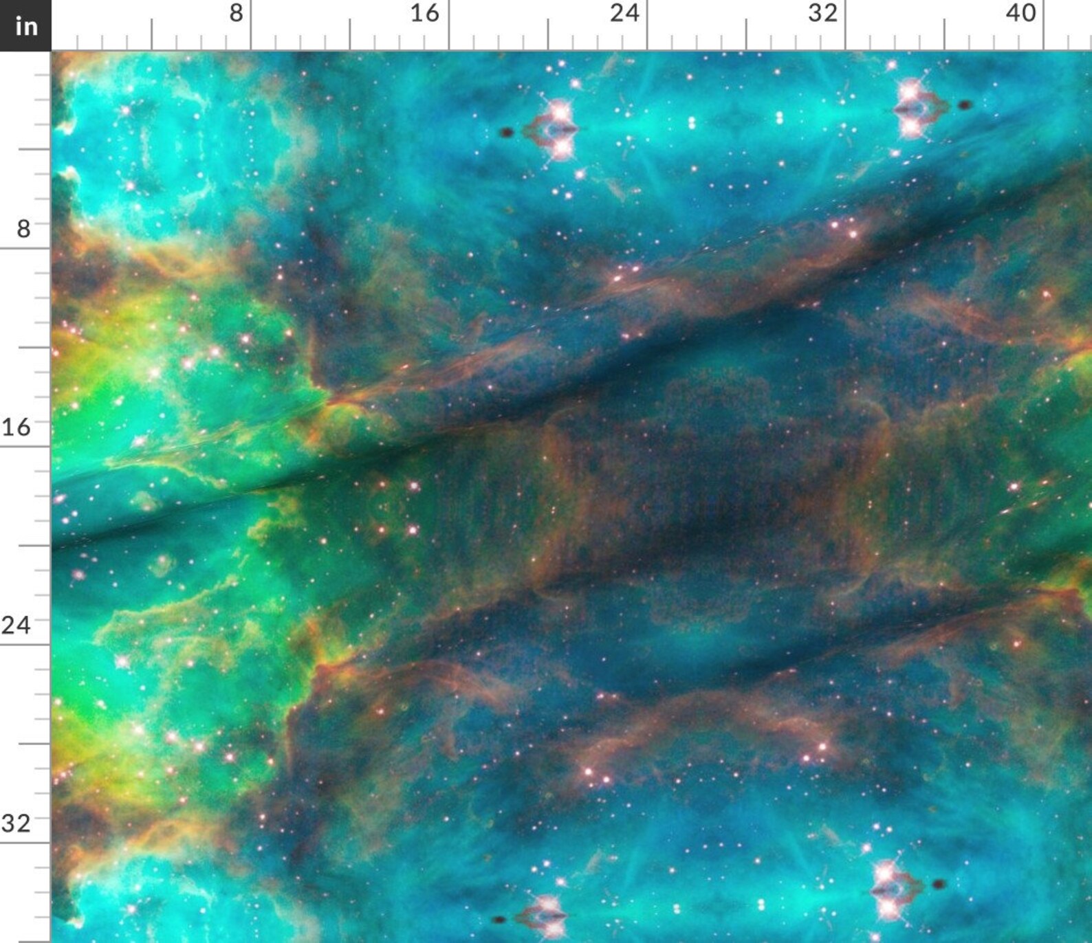 Nebula Fabric Neb3 by Lemonadefish Nebula Space Celestial | Etsy