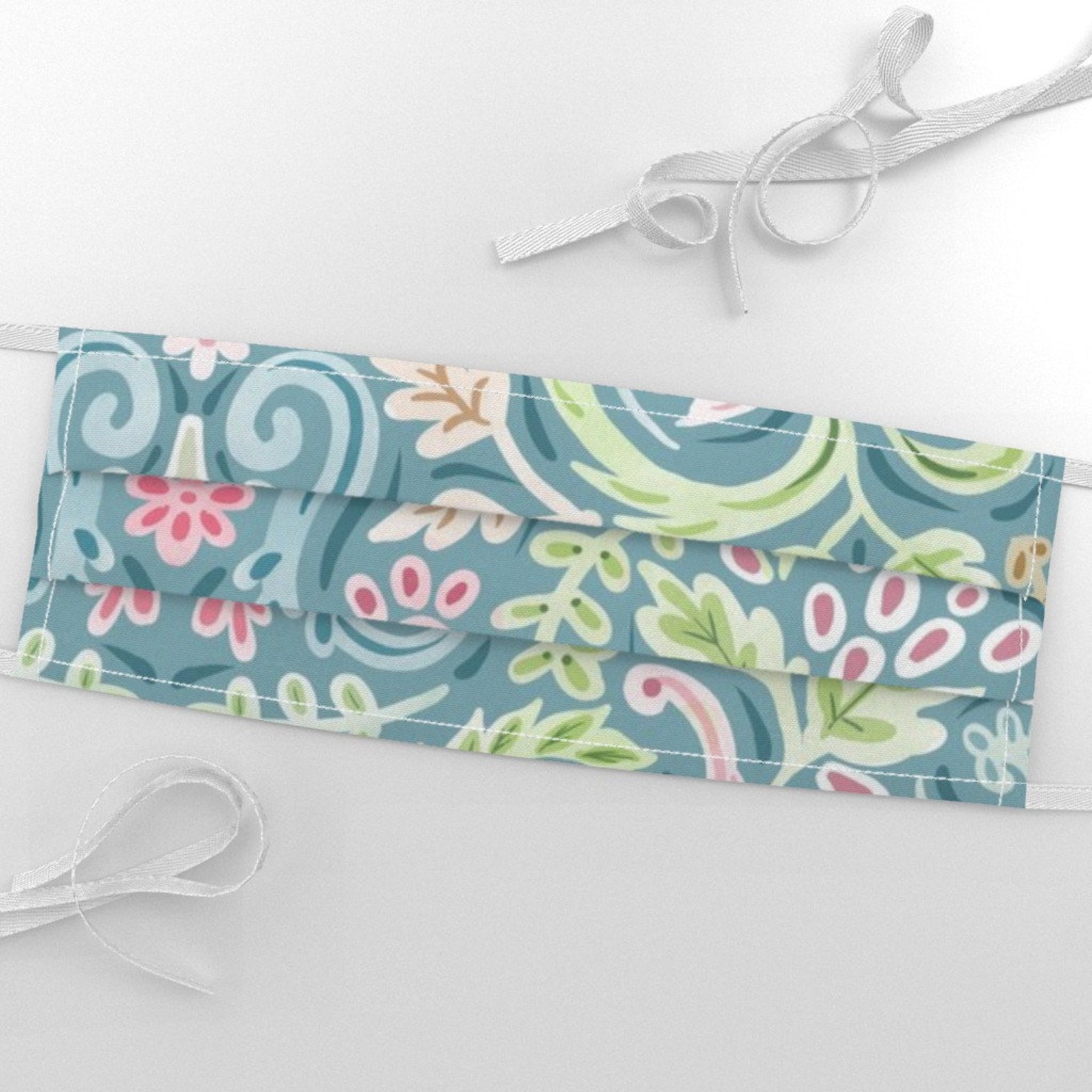 Modern Rococo Fabric Softly Go Rococo by Creativeinchi | Etsy