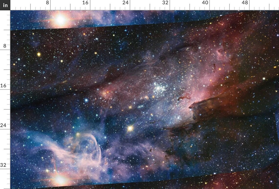 Space Fabric - Carina Nebula 56x36 Inches Space by Spacefem - Galaxy ...
