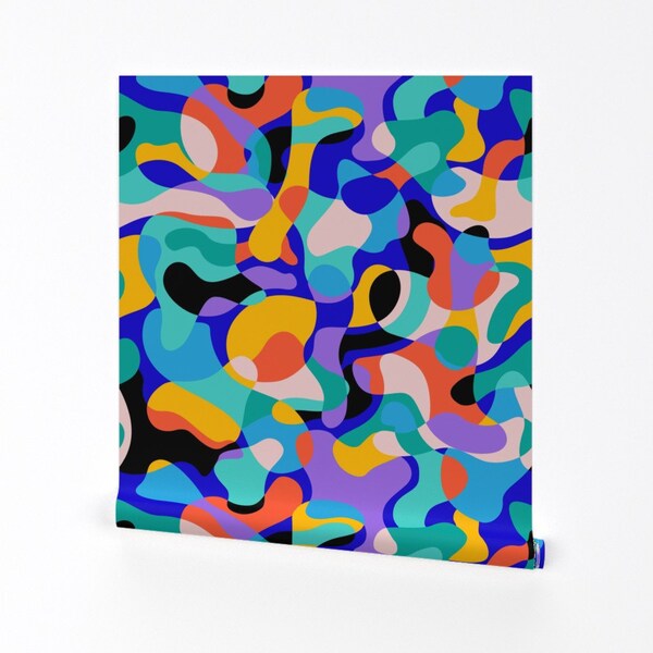 Color Blocking Wallpaper - Etsy