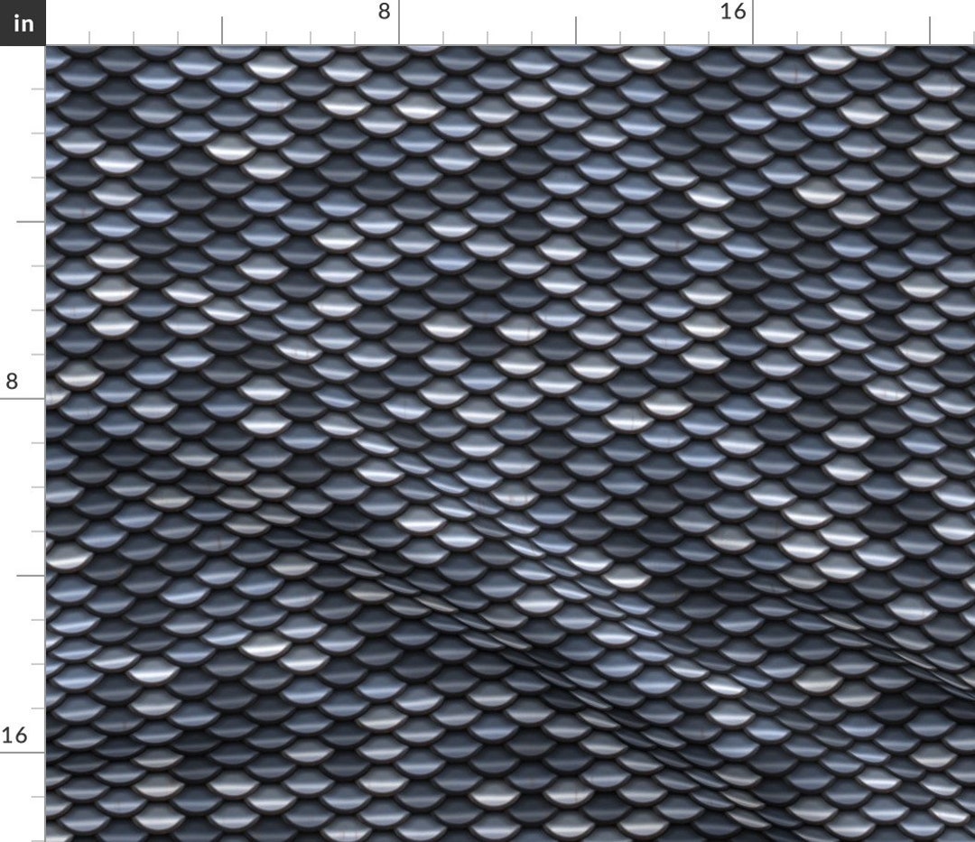 Armor Fabric Scale Armour Silver / Steel by Bonnie Phantasm Medieval ...