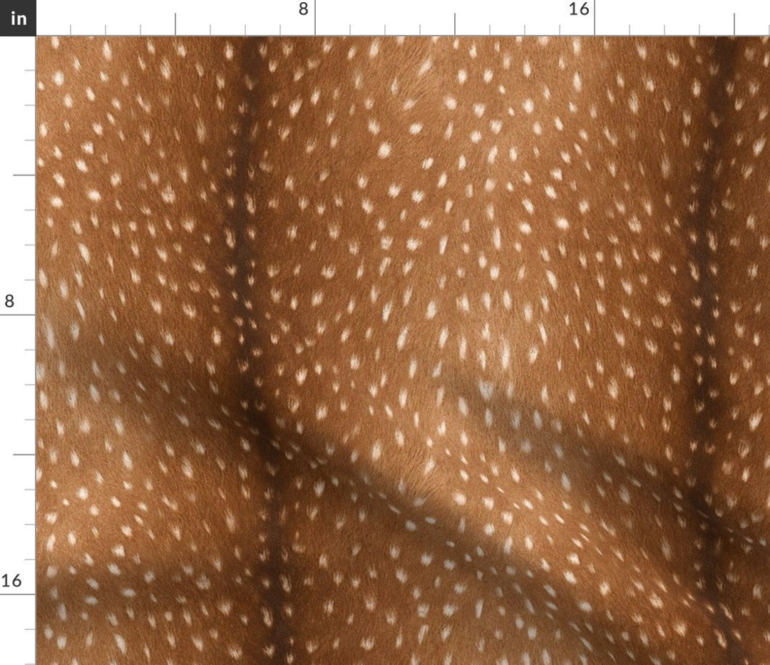 Deer Hide Fabric Bright Deer Hide // Medium by - Etsy