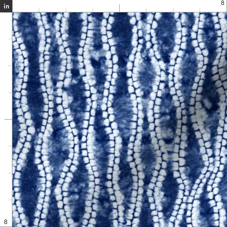 Wavy Striped Shibori Fabric Shibori 8 By Jillbyers | Etsy