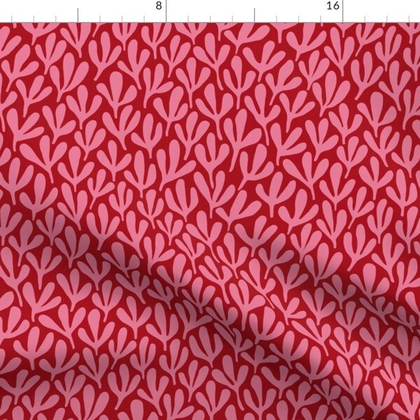 Red and Pink Fabric - Etsy