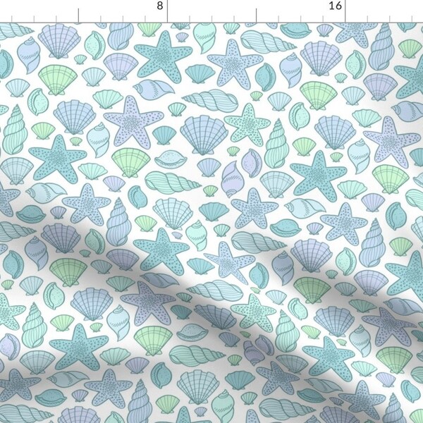 Shells Fabric - Etsy