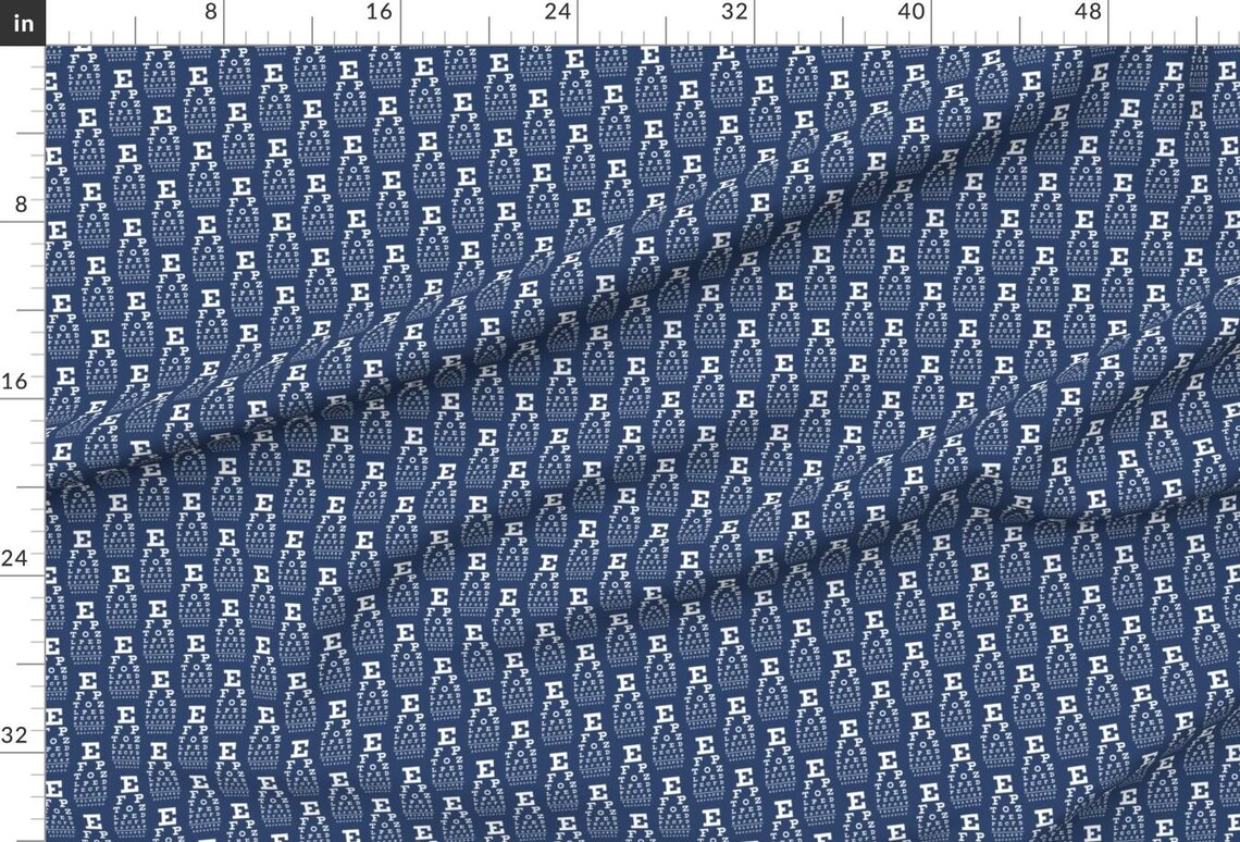 Eye Chairt Fabric - Small Vision Chart by Weavingmajor - Optometry Eye ...