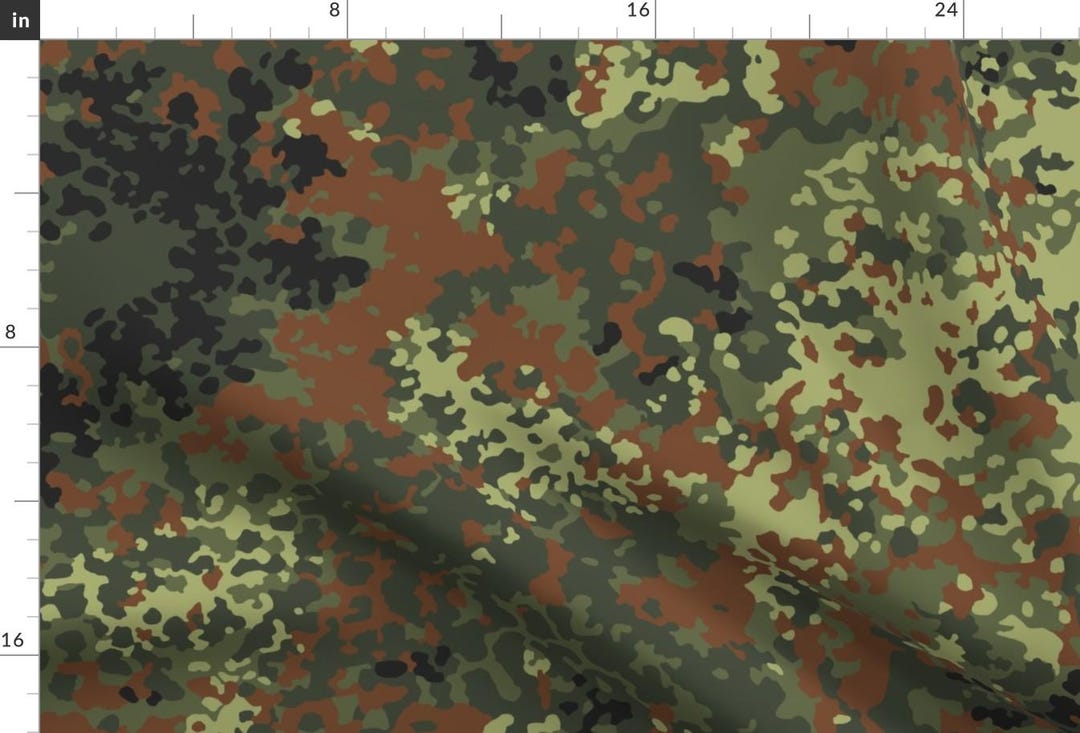 German Camo Fabric - Camo by Ricraynor - German Camouflage Cotton ...